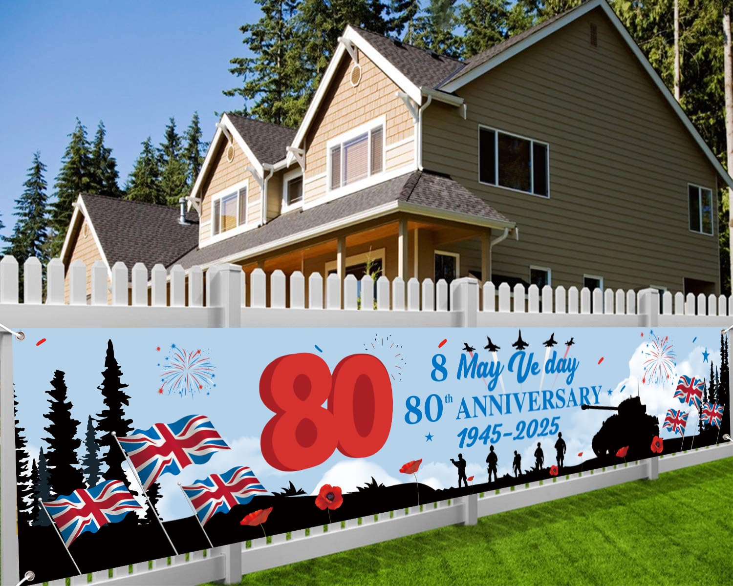 2025 Victory in Europe Day Decorations, Long VE Day 80th Anniversary ...