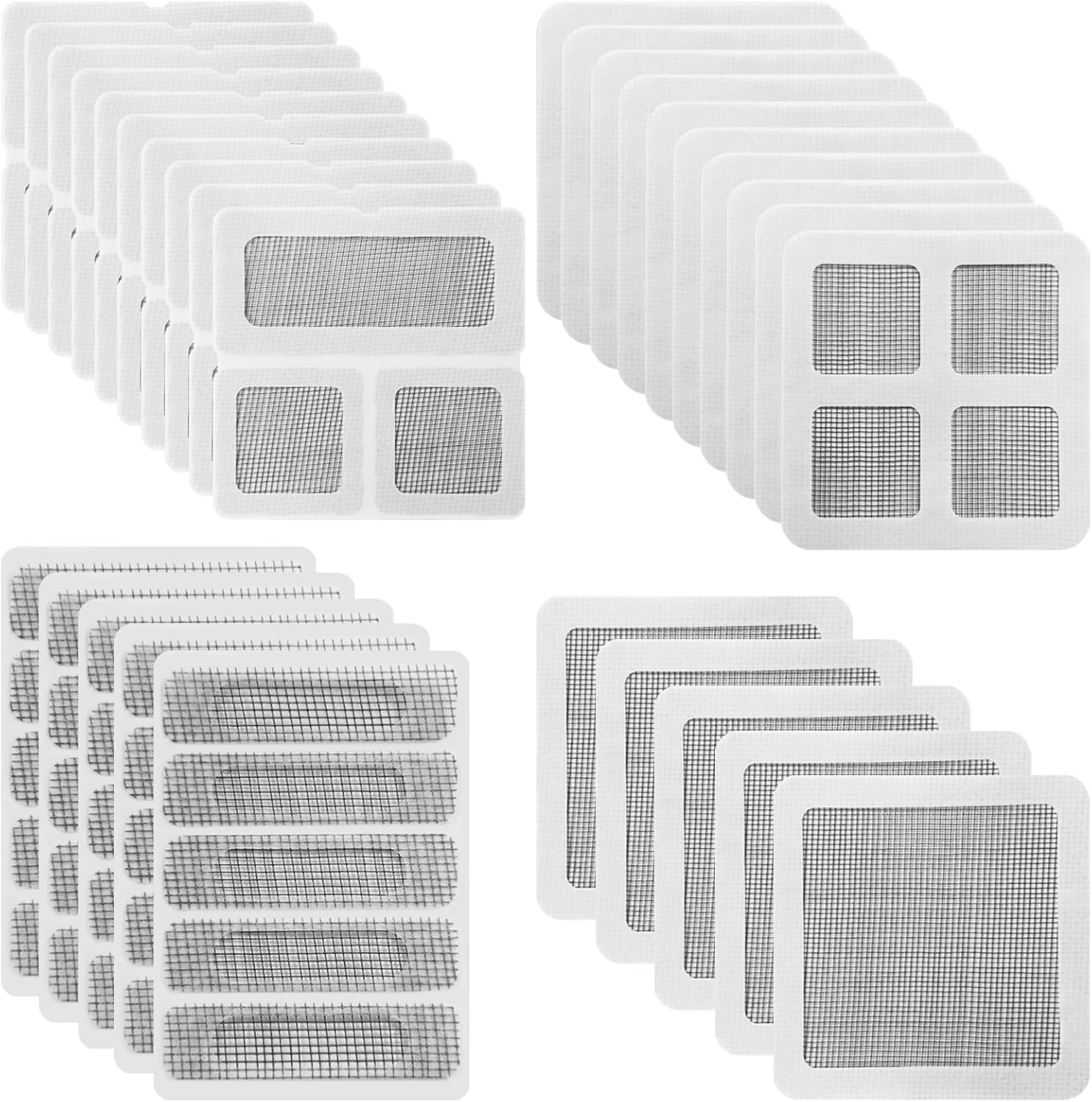 Rimoev 30 Sheet Window Screen Repair Patches, Self-Adhesive Window ...