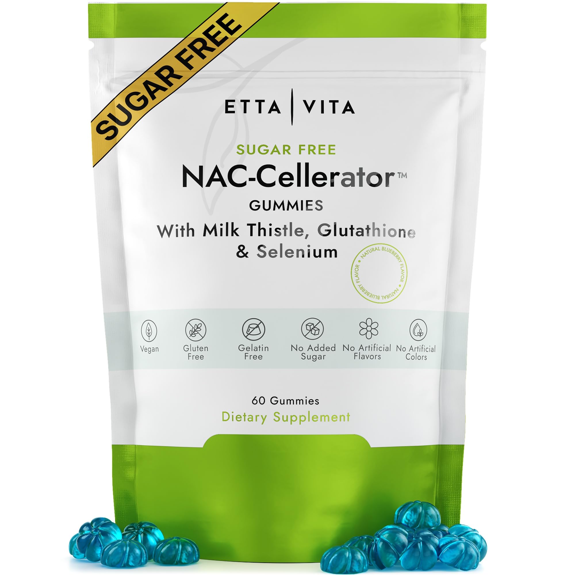 Amazon.com: Sugar-Free NAC Gummies, N-Acetyl Cysteine Supplement with ...