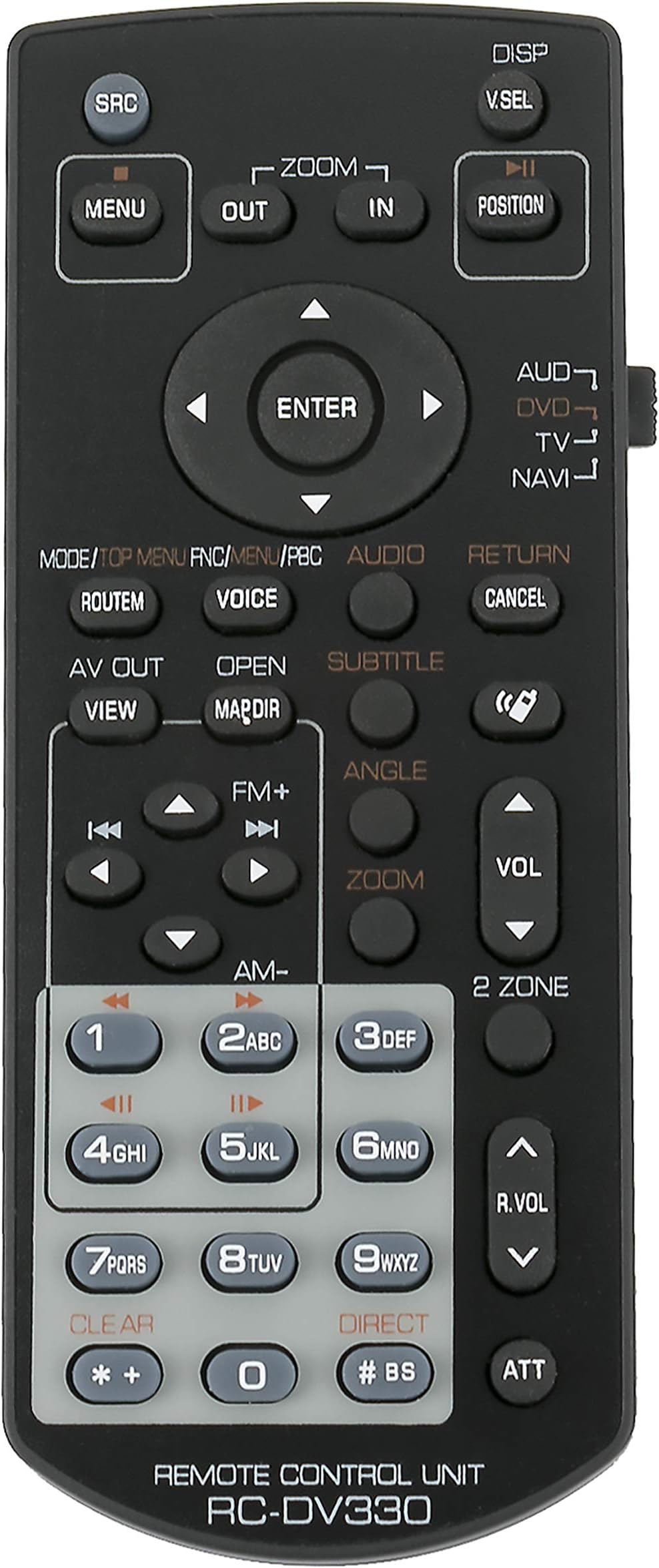 Amazon.com: New RC-DV331 KNA-RCDV331 Replace Remote fit for Kenwood ...