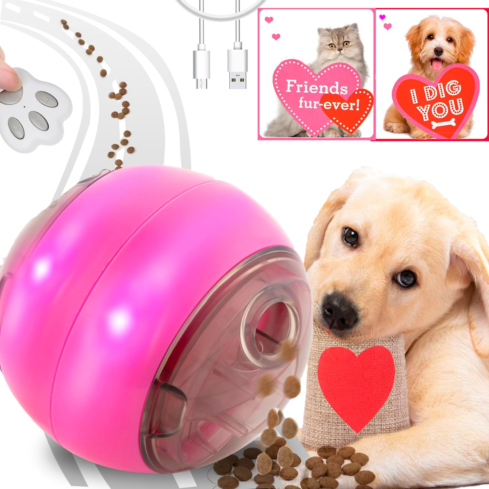 Amazon.com : Interactive Dog Toys Wicked Ball,for Large Dog[2023 New ...