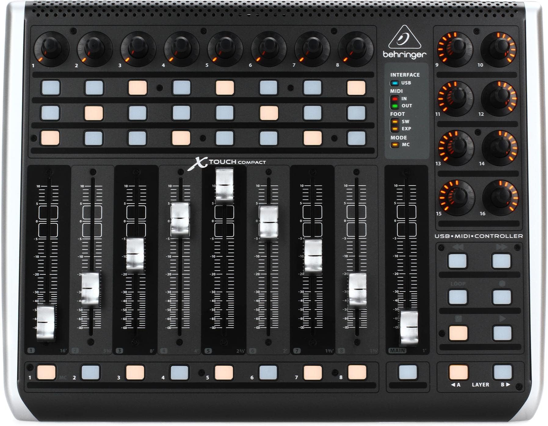 Amazon.com: iCON Pro Audio P1-M DAW Control Surface with Motorized ...