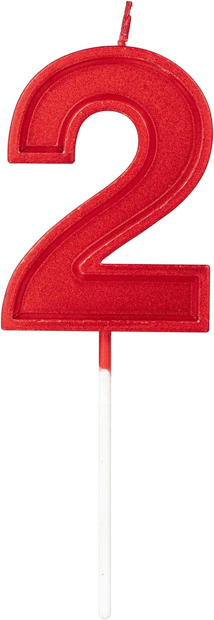 Amazon.com: Luter Black Glitter Happy Birthday Cake Candles Number ...