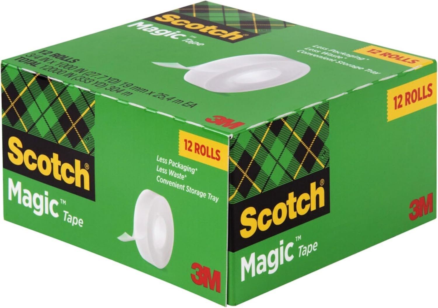 Amazon.com : Scotch Magic Tape, Invisible, Home Office Supplies and ...