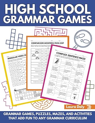 Amazon.com: High School Grammar Games: Grammar Games, Puzzles, Mazes ...