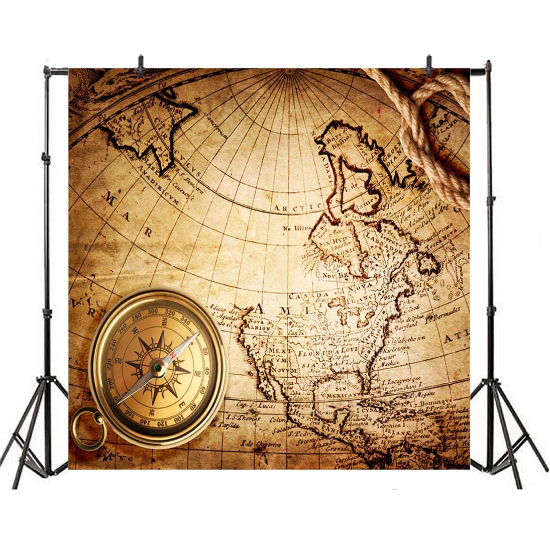 Map Background Compass