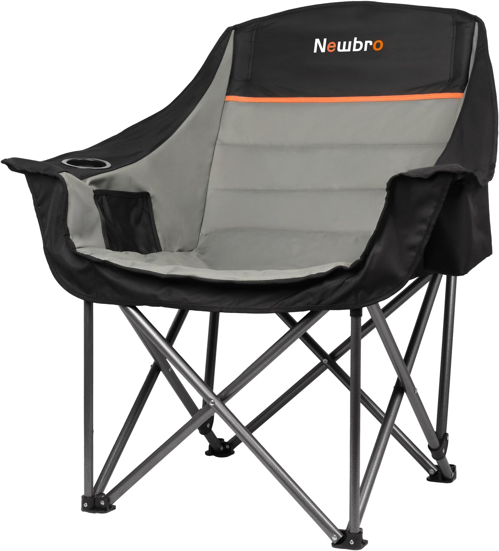Amazon.com: Newbro Oversized Camping Chair with Cooler Bag, XL Fully ...