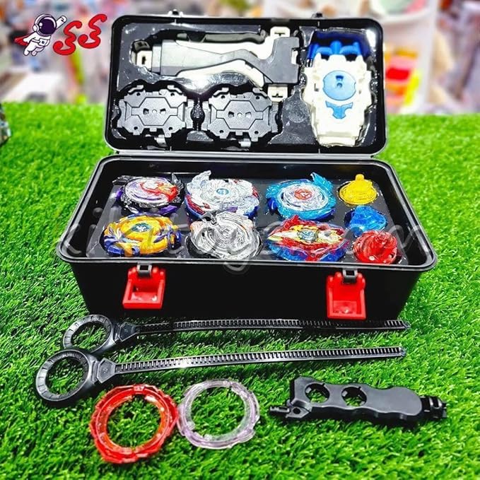 Amazing Box 8 original, high-quality metal Beyblades 2 launchers ...