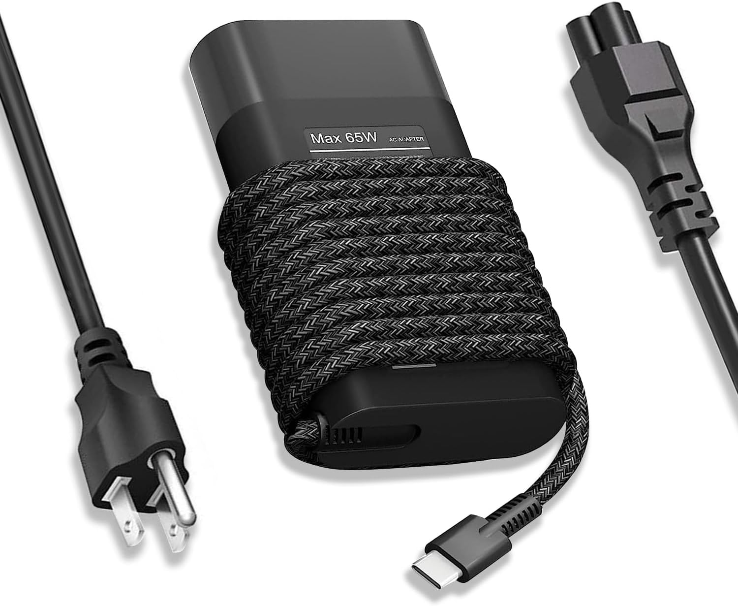 Amazon.com: New Slim HP 65W USB-C Laptop Charger AC Adapter Replacement ...