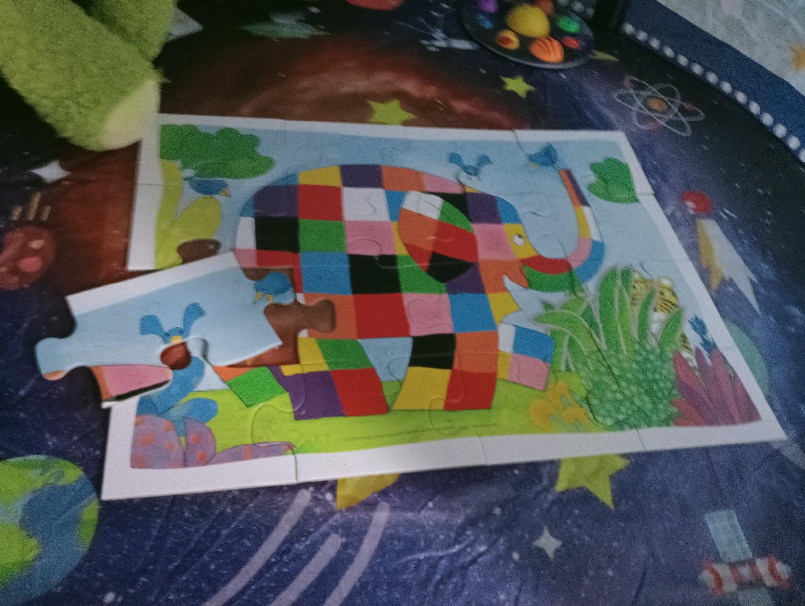 Ravensburger Elmer - My First Floor Puzzle - 16 Piece Jigsaw Puzzles ...