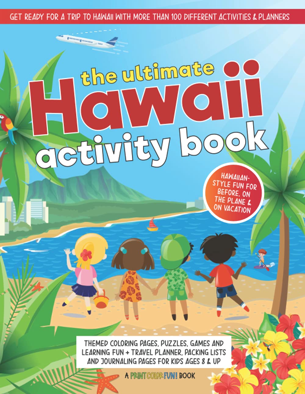 The Ultimate Hawaii Activity Book Themed Games Puzzles Coloring And ...
