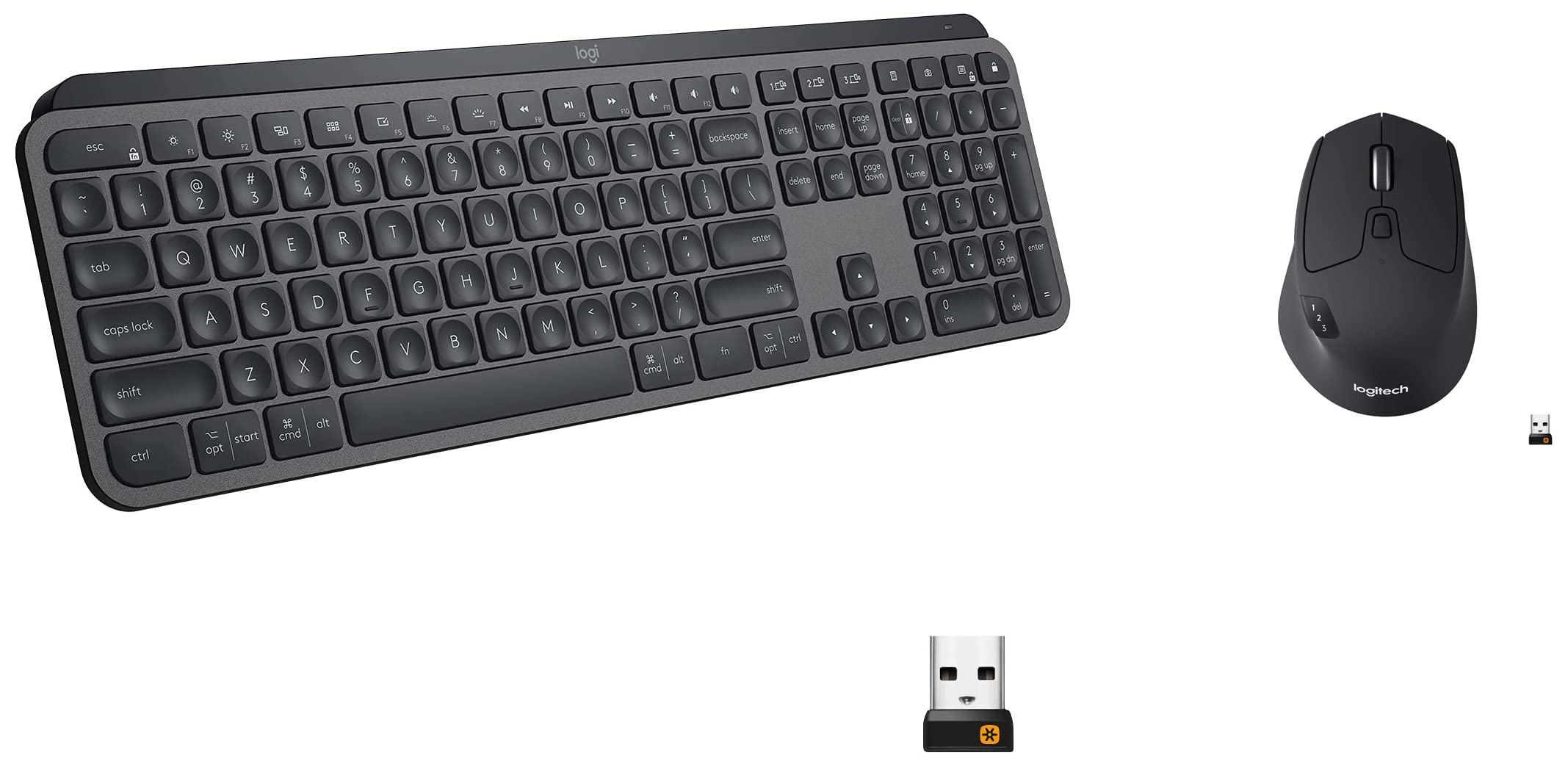 Logitech Mx Keys Advanced Illuminated Wireless Keyboard Bluetooth ...