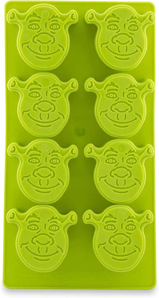 Amazon.com: Shrek Flexible Silicone Mold Ice Cube Tray In Character ...