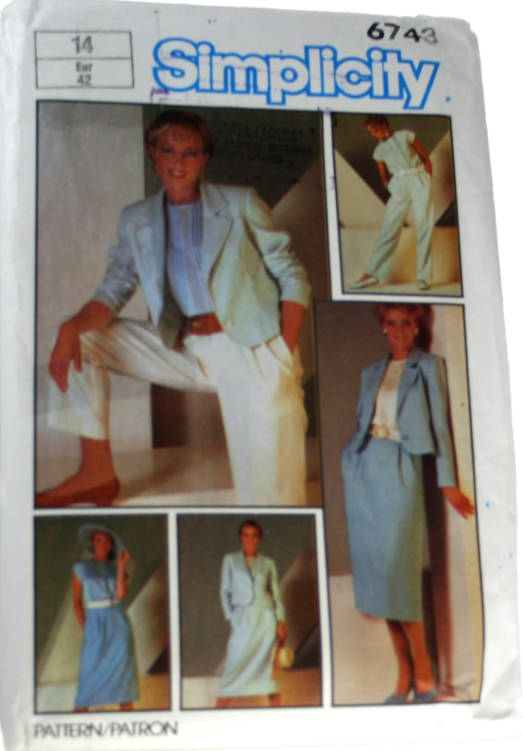 Amazon.com: Simplicity 6743 Sewing Pattern Misses Go Everywhere Pants ...