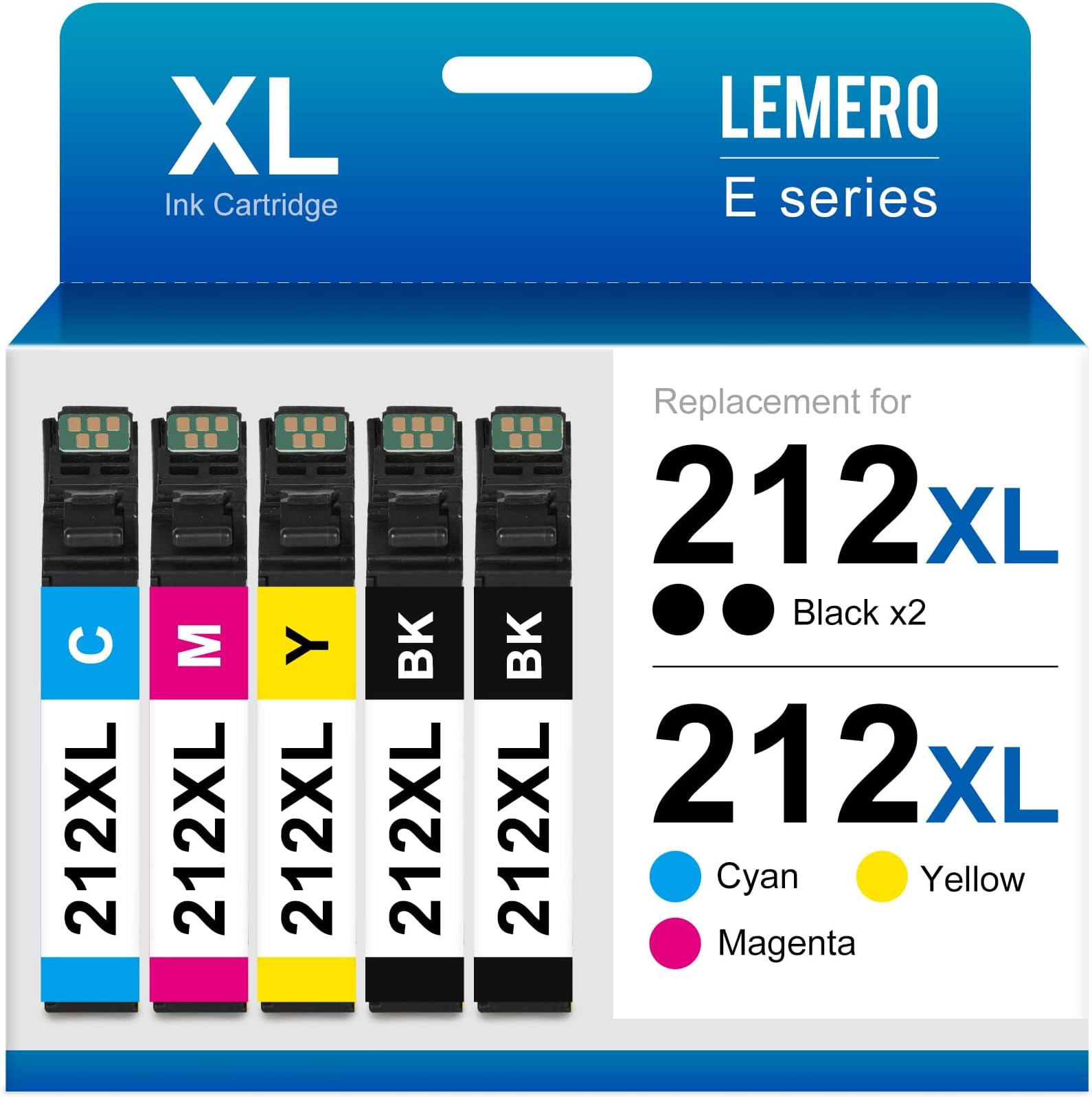 Amazon.com: OINKWERE 212XL Color Remanufactured Replacement for Epson ...