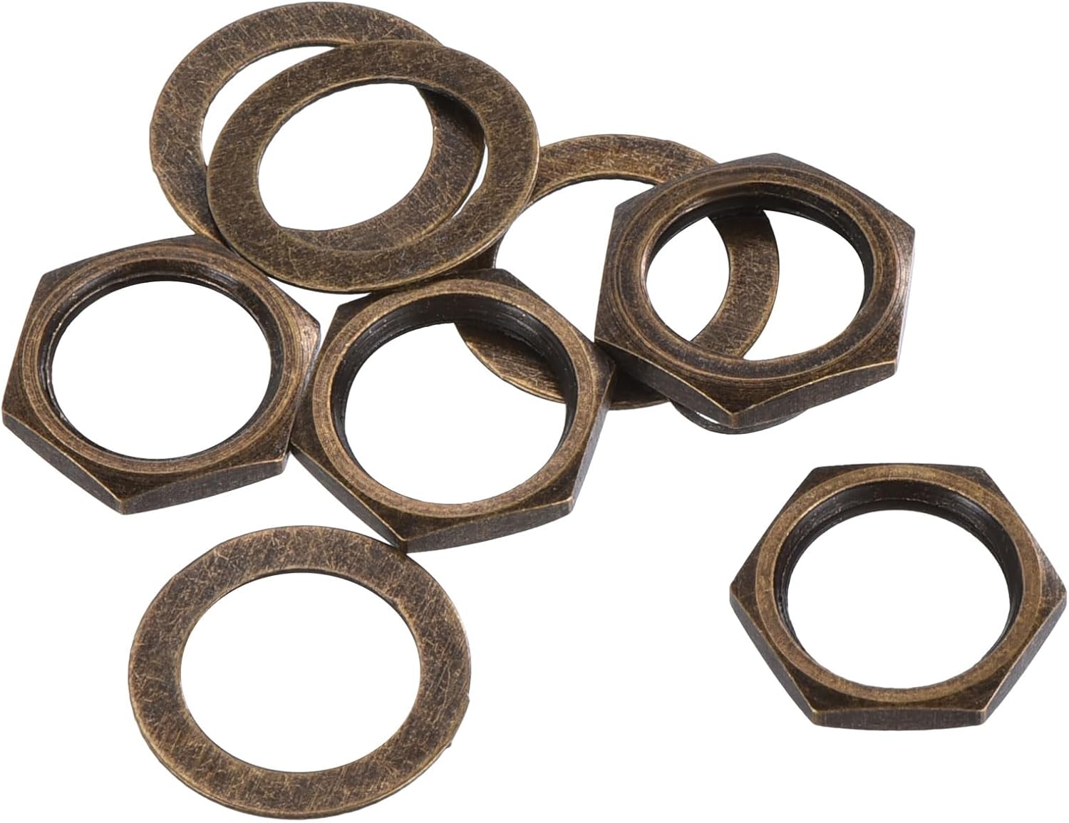 Amazon.com: MECCANIXITY 4 Set Guitar Nuts and Washers 3/8"" Guitar ...