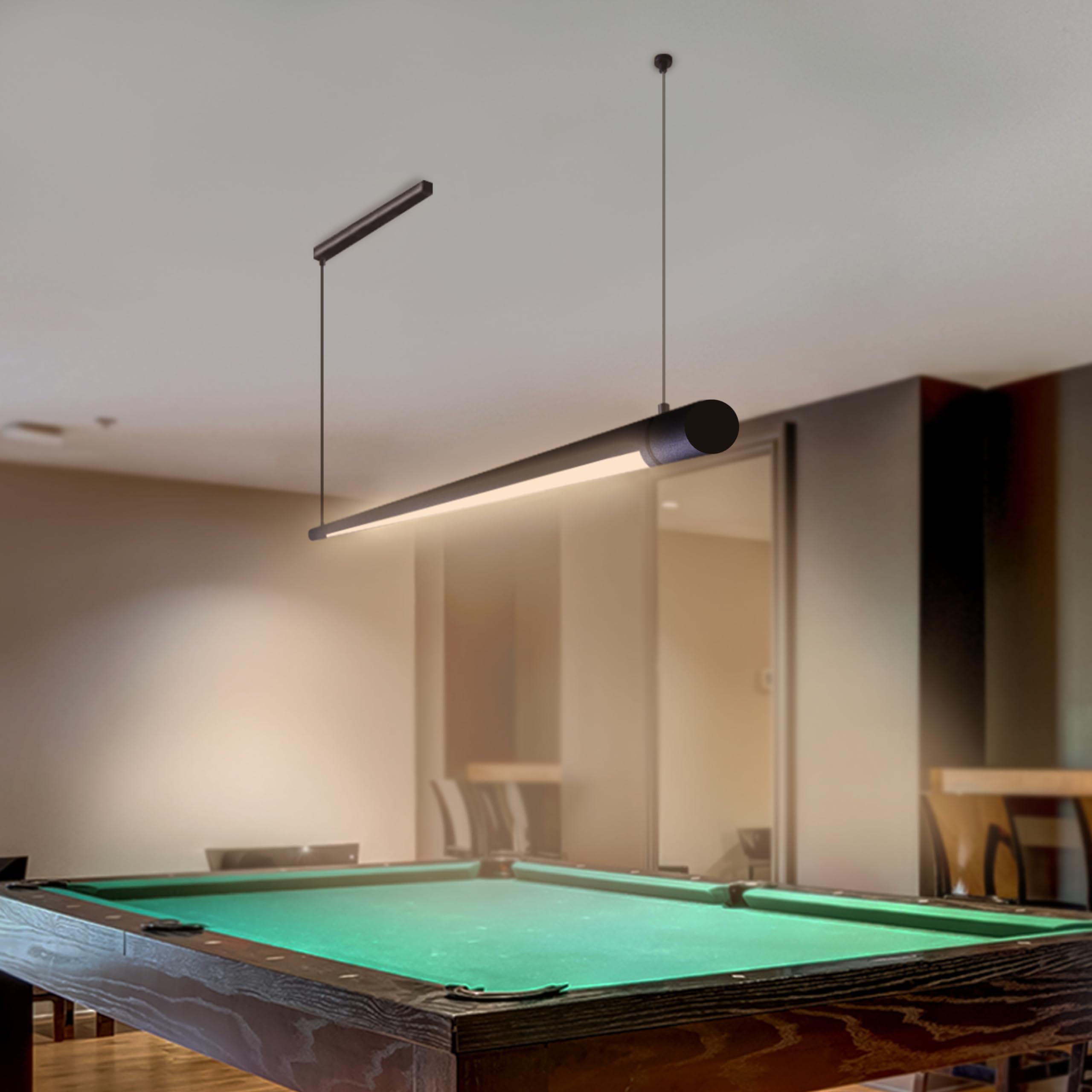 Amazon.com: Mcacggo 3-Light Billiard Pool Table Lights, for 7'-8' Table ...