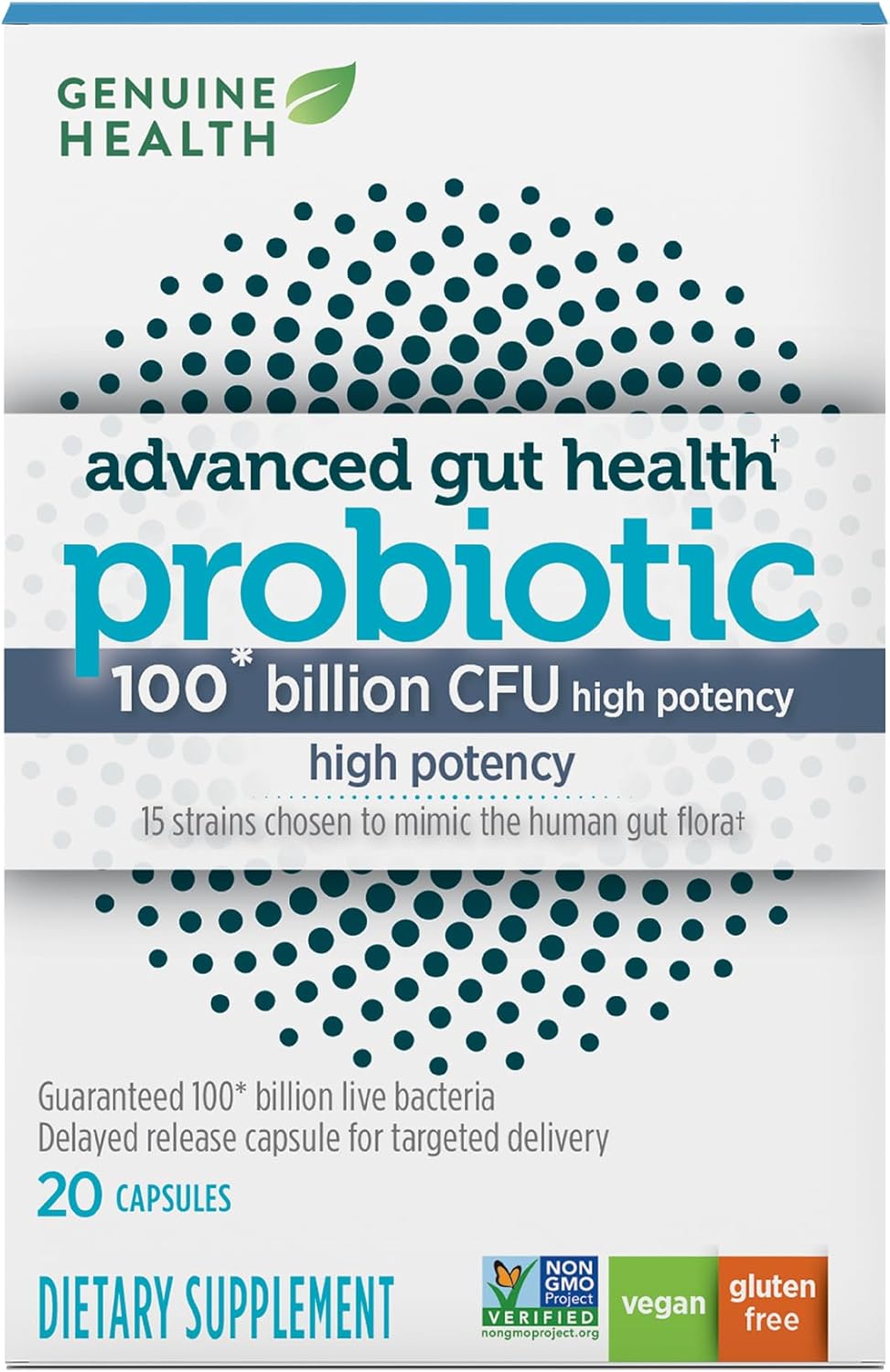 Amazon.com: Genuine Health Advanced Gut Health Extra-Strength Probiotic ...