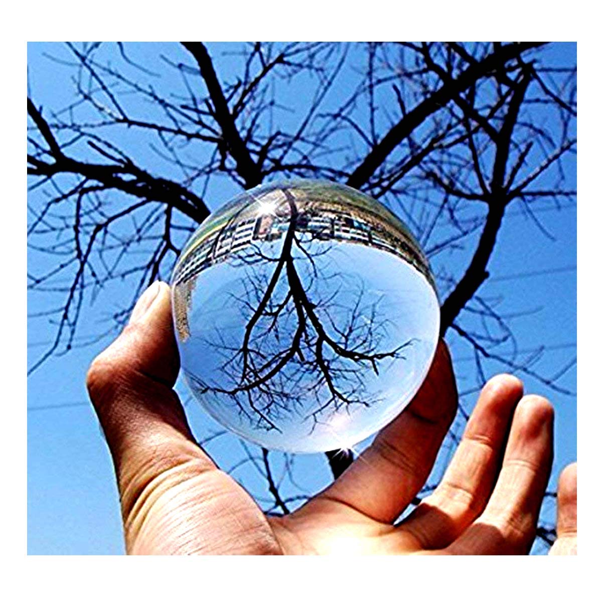 Buy krishna gems and handicrafts White Himalayan Crystal Ball Reiki ...