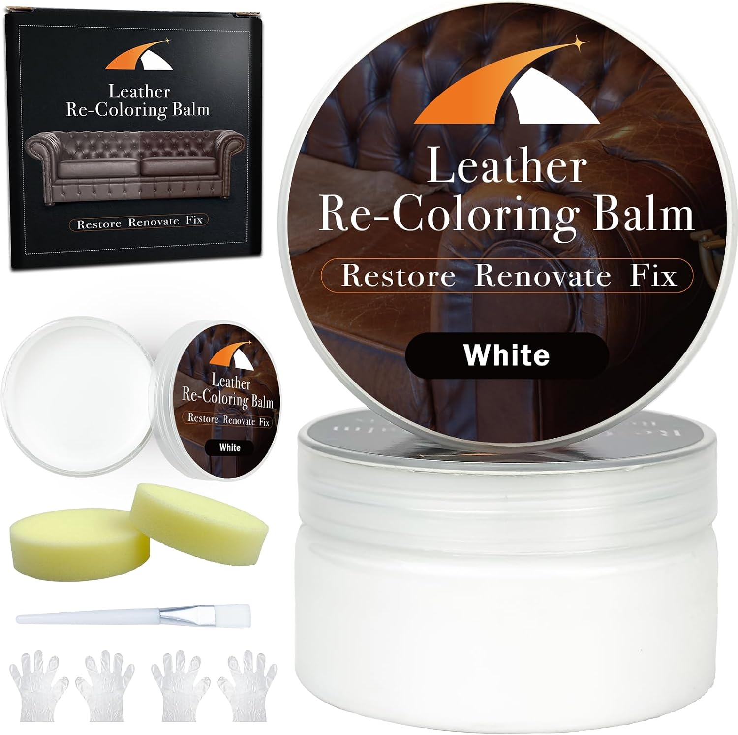 Angelus Leather Paint 1X Leather Repair Filler Cream Kit Restore Car ...