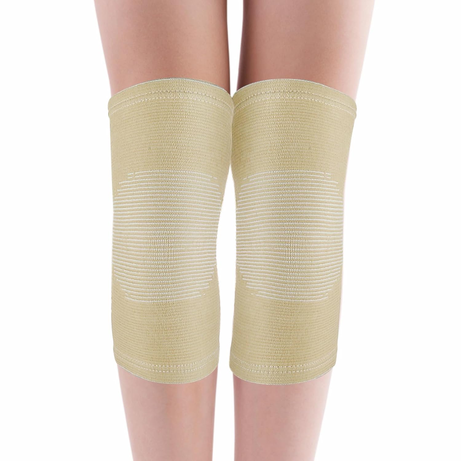 Amazon.com: WLLHYF Bamboo Fabric Knee Sleeves Compression Sleeves ...