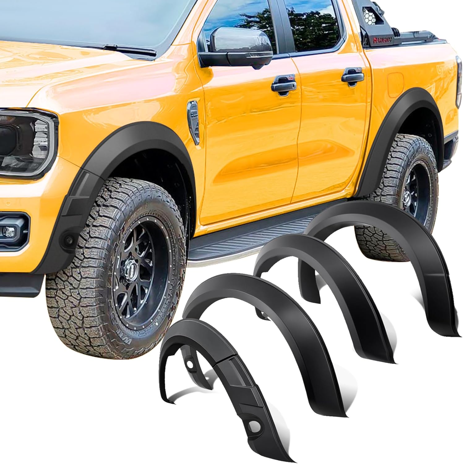 JHCHAN Wheel Arch Kit for Ford Ranger 2023 2024, for Ford Ranger ...