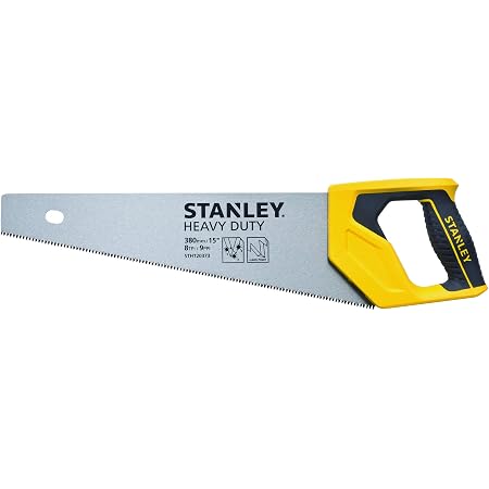 STANLEY STHT20374-LA 18” 450mm Heavy Duty Bi-Material Handsaw : Amazon ...