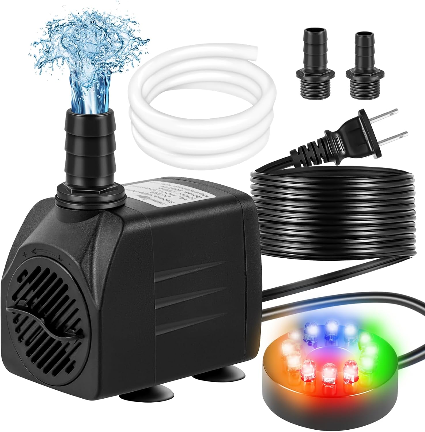 Amazon.com: pamaner Submersible Pump, Small Fountain Pump with Tubing ...