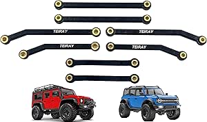Amazon.com: TEIRAY Trx4m Upgrades High Trail Links Clearance Chassis ...