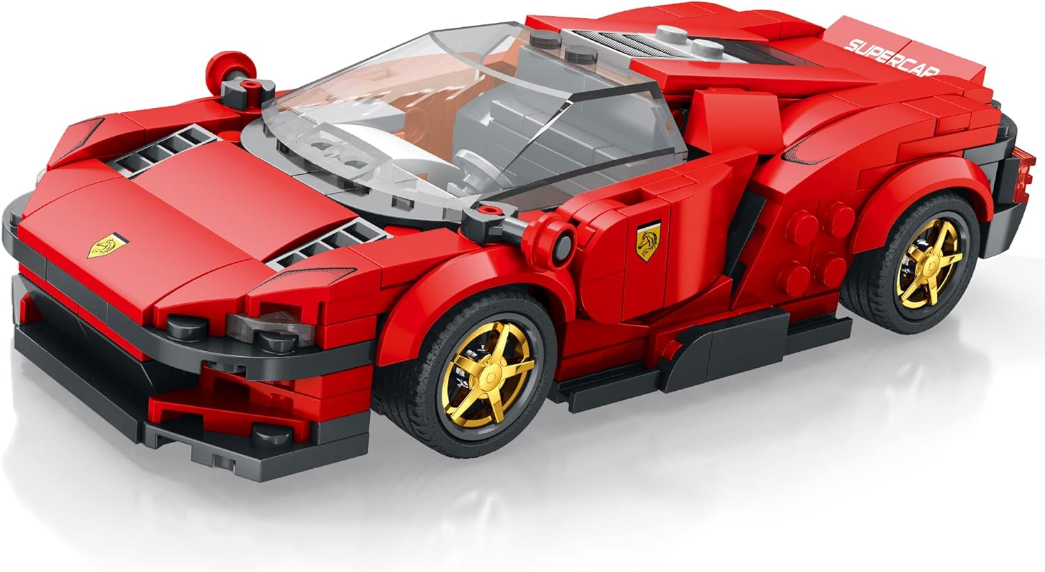 Reobrix 11027 Ferrari Daytona SP3 Building Blocks Set, 1:24 Scale ...