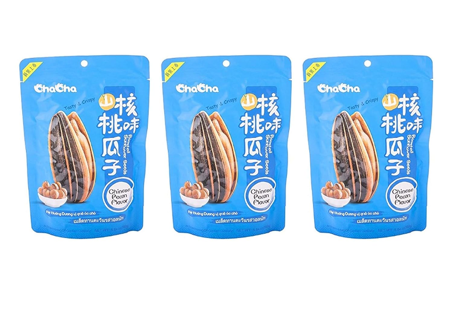 Amazon.com: ChaCha Roasted Sunflower Seeds Chinese Pecan Flavor, (3 ...