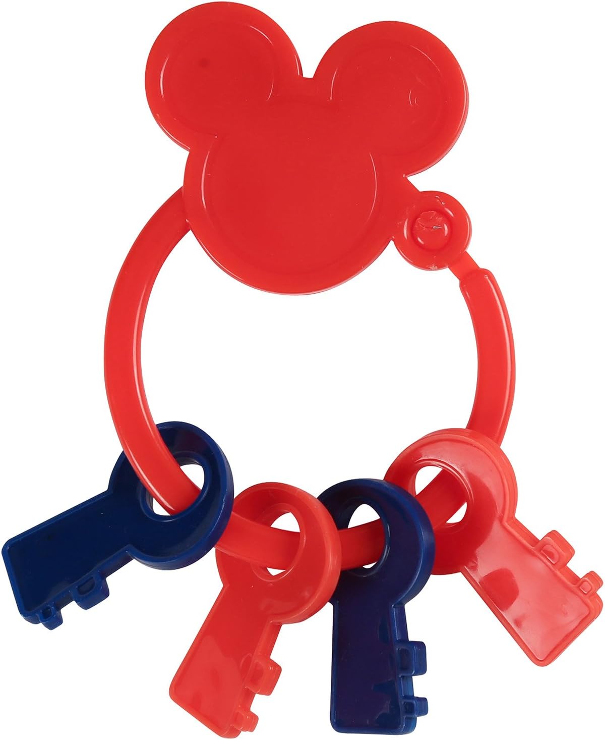 Amazon.com : Disney Mickey Mouse Key Shape Keyring Teether : Baby