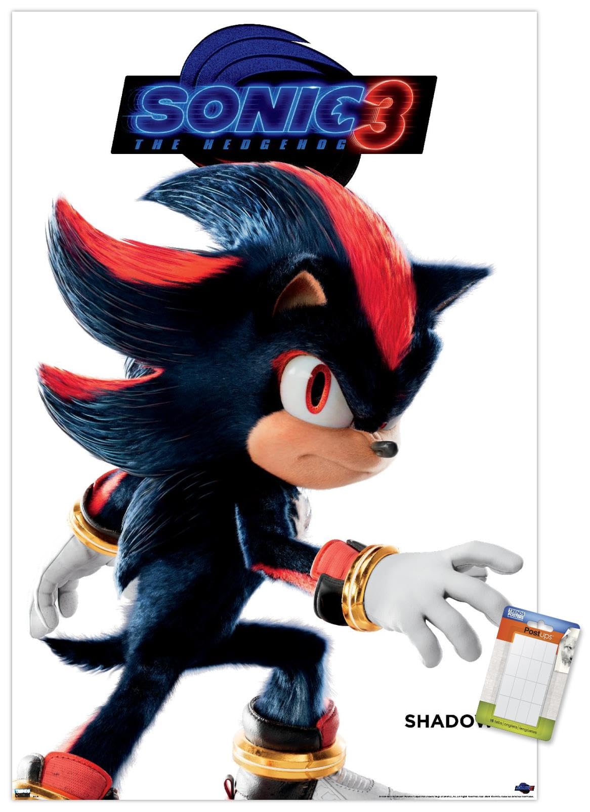 Amazon.com: Trends International Sonic The Hedgehog 3 - Shadow Feature ...