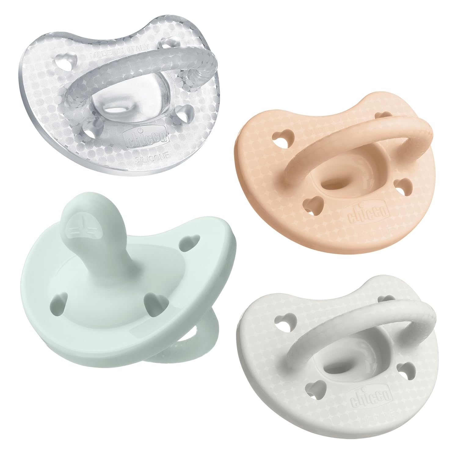 Amazon.com : Chicco PhysioForma Luxe Silicone One Piece Pacifier for ...