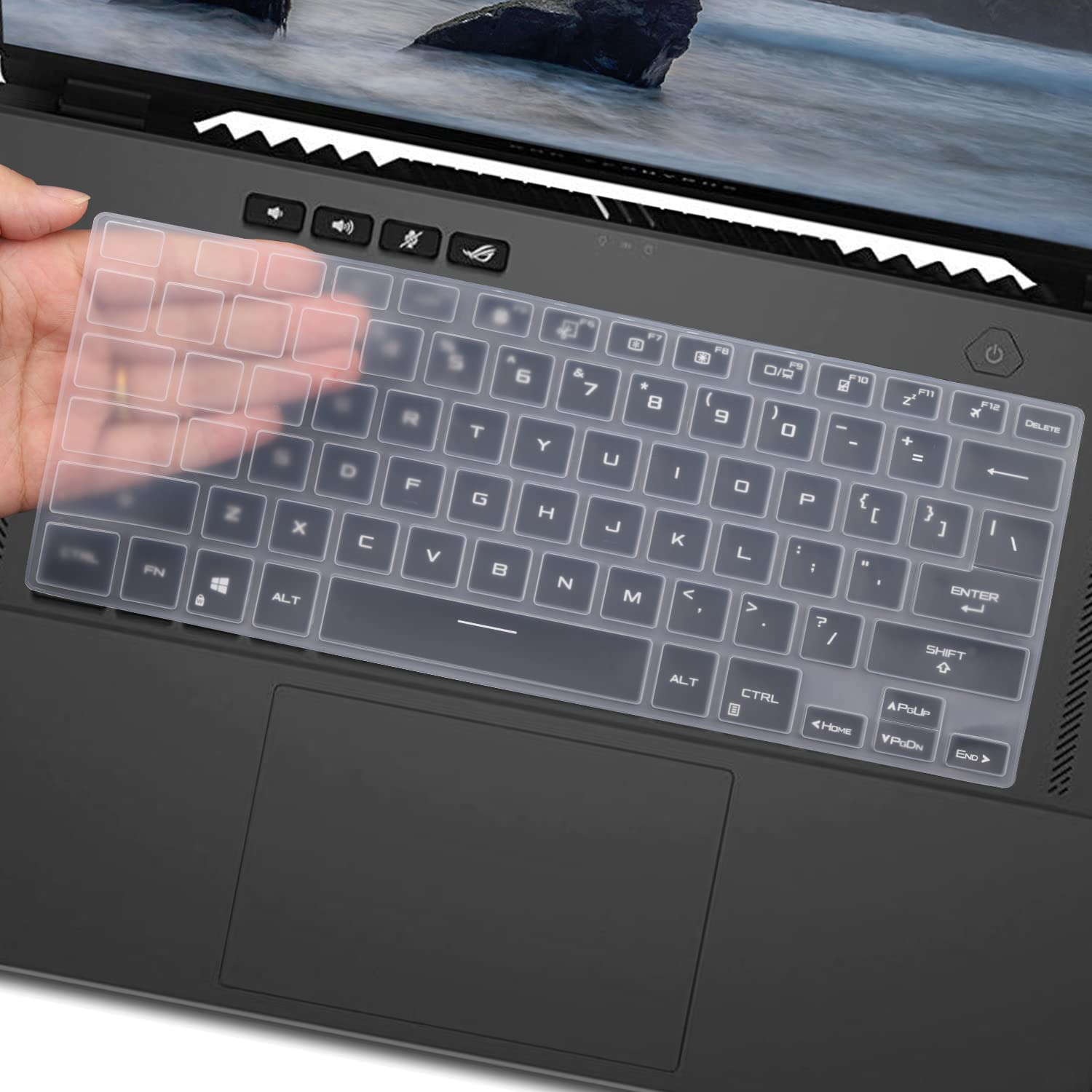 Keyboard Cover for 2023 2022 ASUS ROG Zephyrus G14 GA402, Zephyrus M16 ...