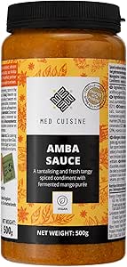 Amba Sauce "Med Cuisine" (500GR) - A Tangy Mango Pickled Condiment ...