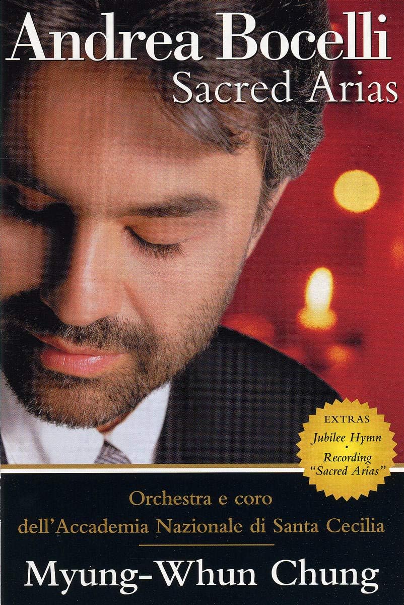 Amazon.co.jp: Andrea Bocelli - Sacred Arias [DVD] : Andrea Bocelli ...