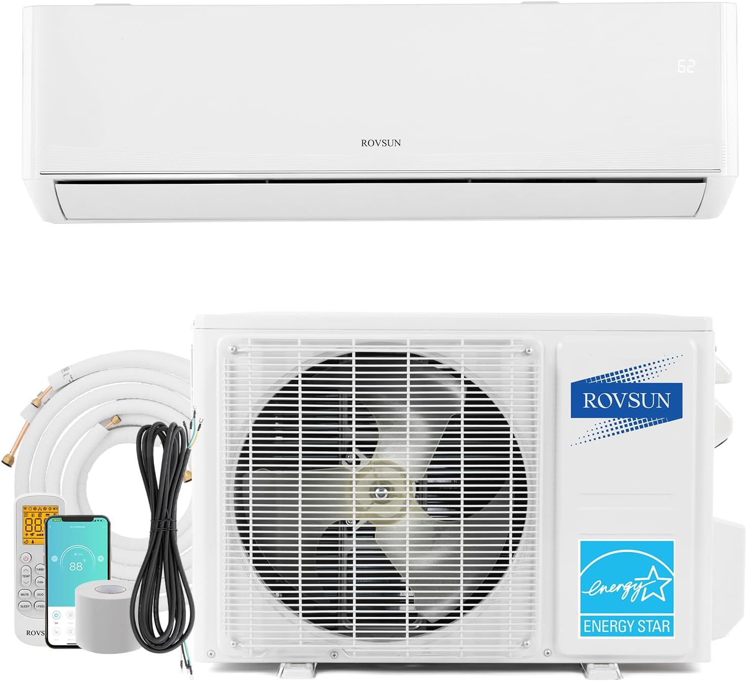 Amazon.com: Confortotal 12000 BTU Mini Split Air Conditioner and Heat ...