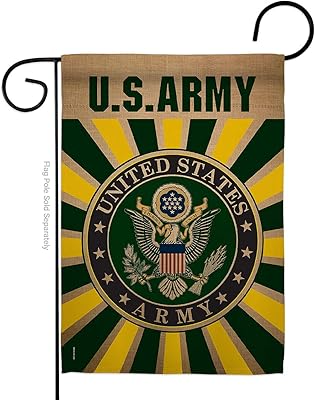 Amazon.com : United States Army Military Service Mark Flag 100D FABRIC ...