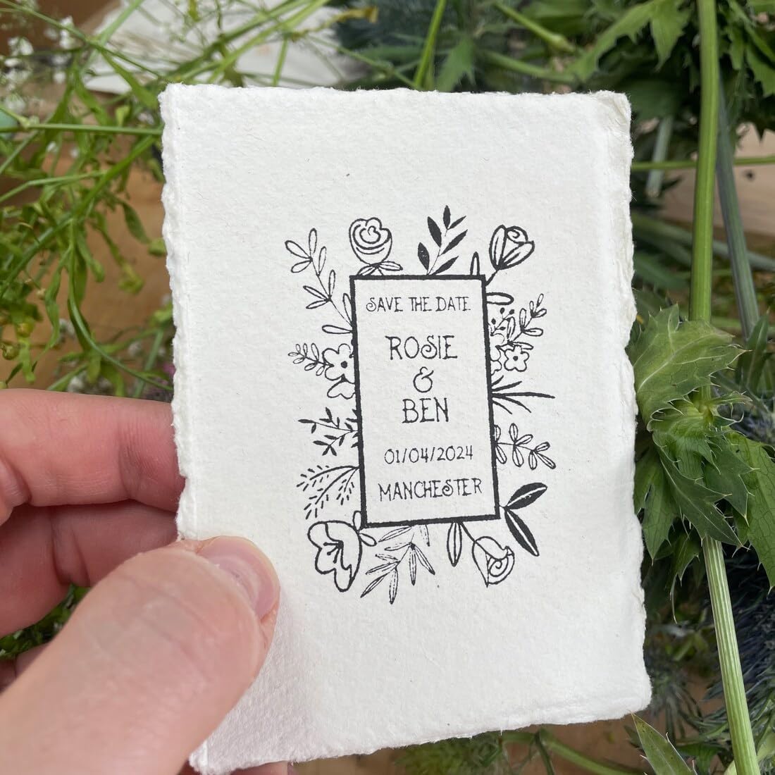 Rubber Stamp Wedding Invitations Examples INFUNLY Wedding Blessing