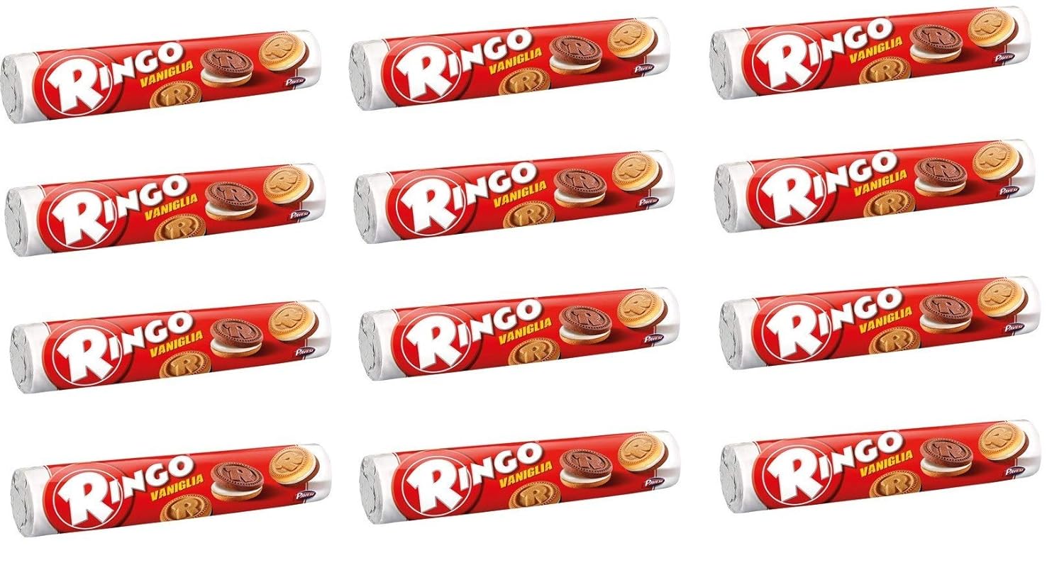 12x Pavesi Ringo Kekse Vaniglia 'Vanille', 165 g : Amazon.de ...