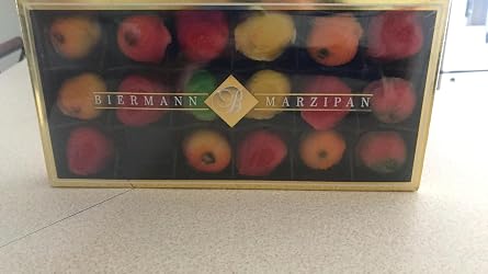 Amazon.com : Biermann Marzipan (ASSORTED FRUIT) GIFT BOX (GOLD) [FOOD ...