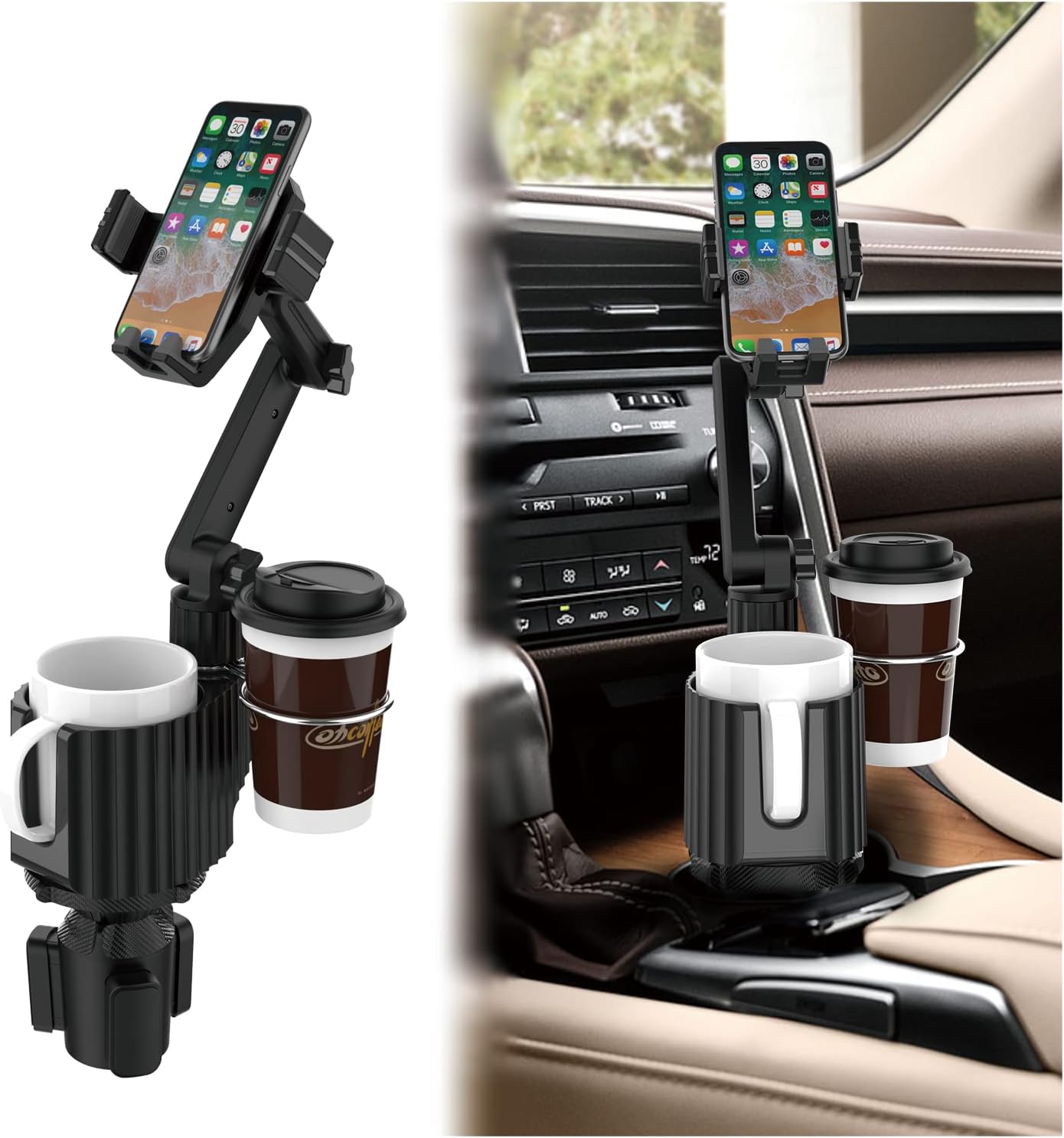 Amazon.com: WUITIN Car Cup Holder Phone Mount,Universal Auto Cell Phone ...