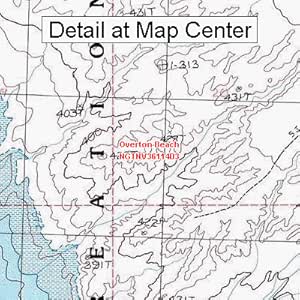 Amazon.com : USGS Topographic Quadrangle Map - Overton Beach, Nevada ...