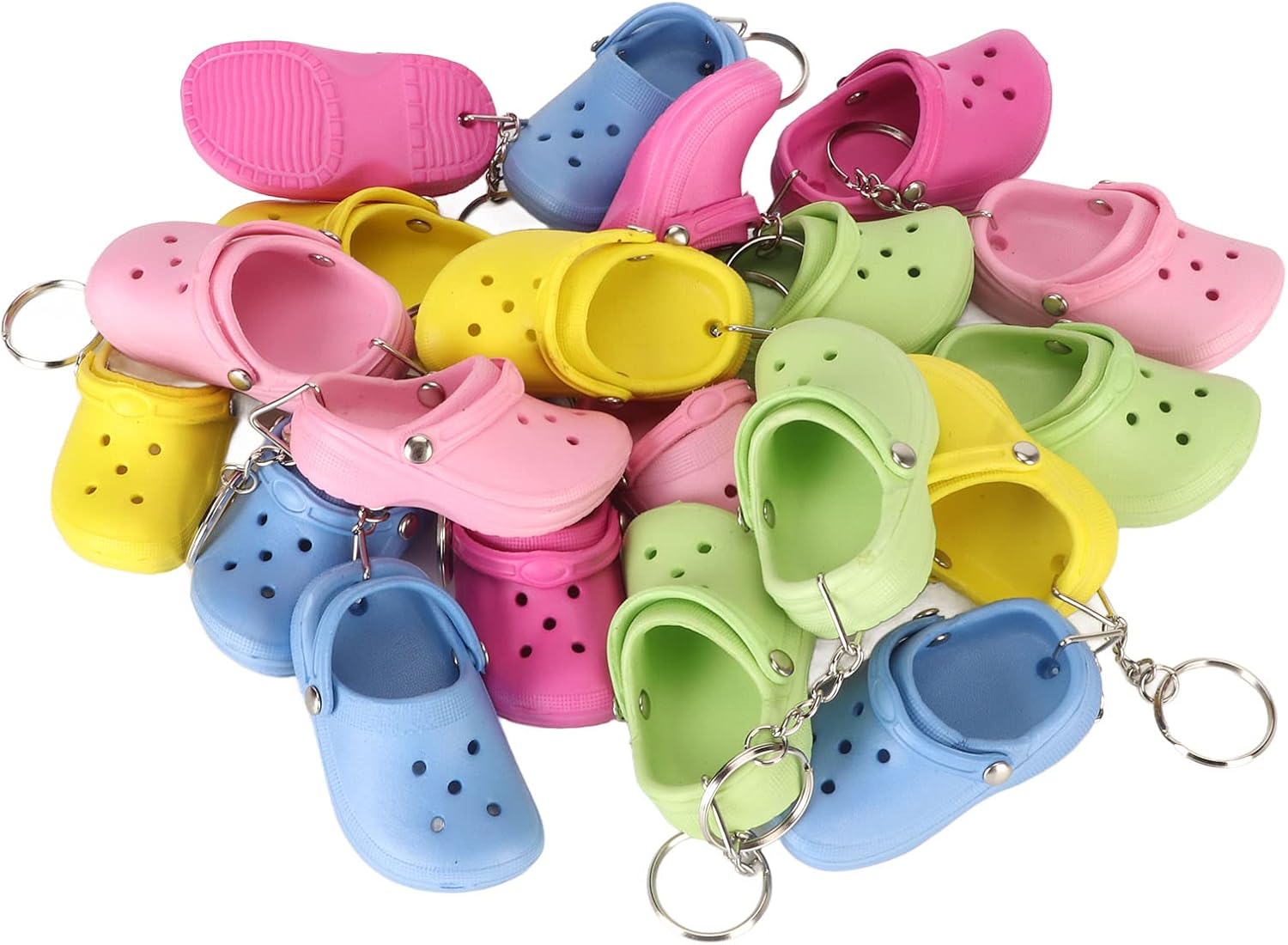 Amazon.com: Shoe Keychain, Keychains DIY Flexible Silicone Shoe ...