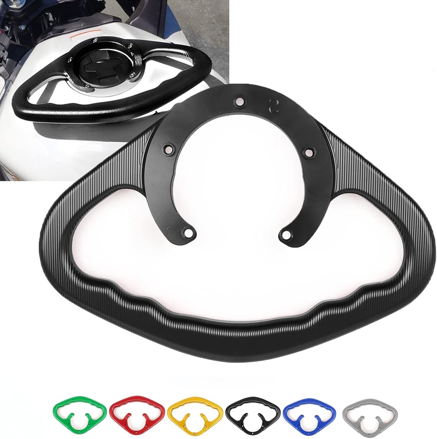 ECOJEN Motorcycle Passenger Handles for Yamaha YZFR6 MT07 MT09 MT10 ...