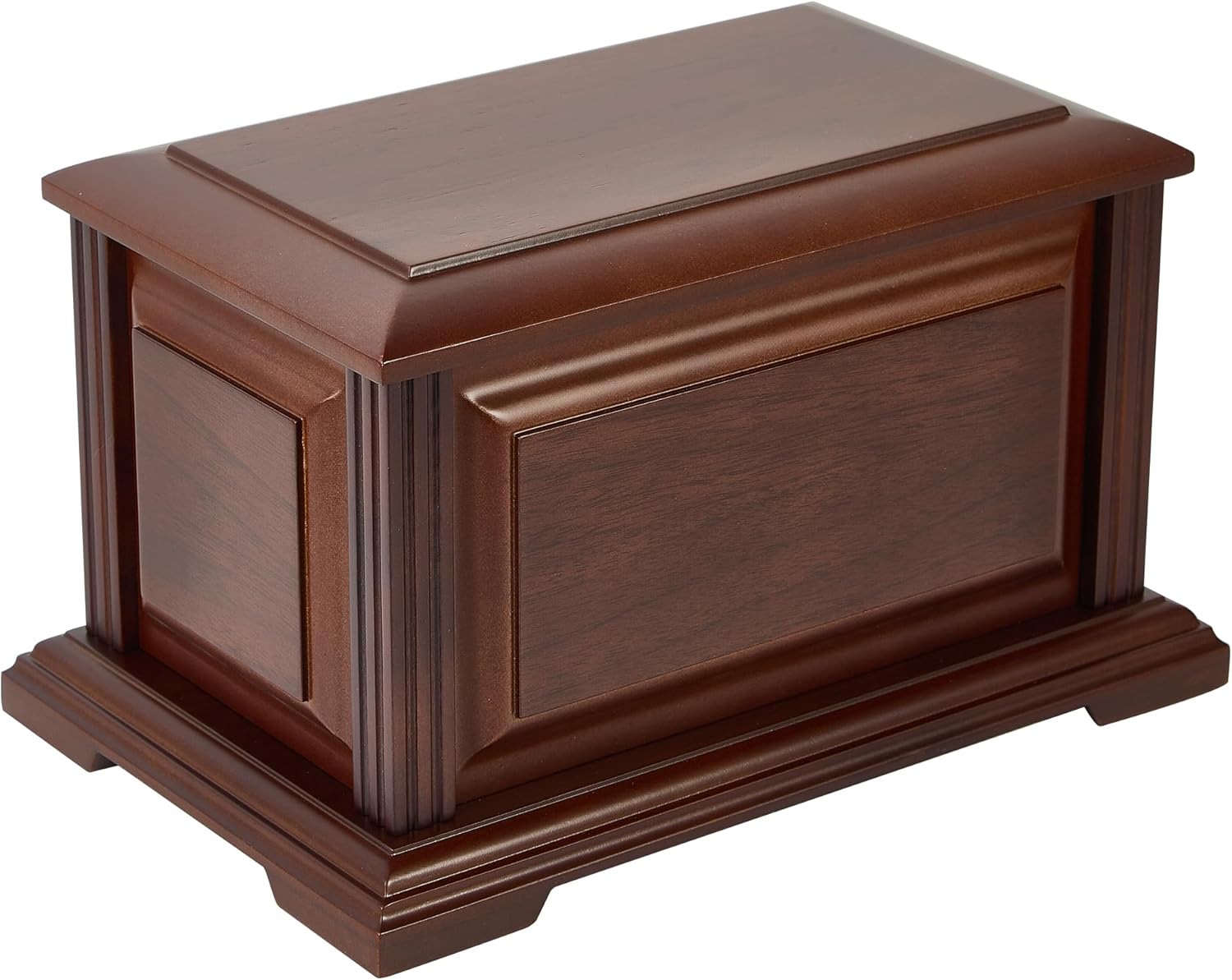 WEVOIRD Handcrafted Extra Large Wooden Funeral Cremation Urn Box and ...