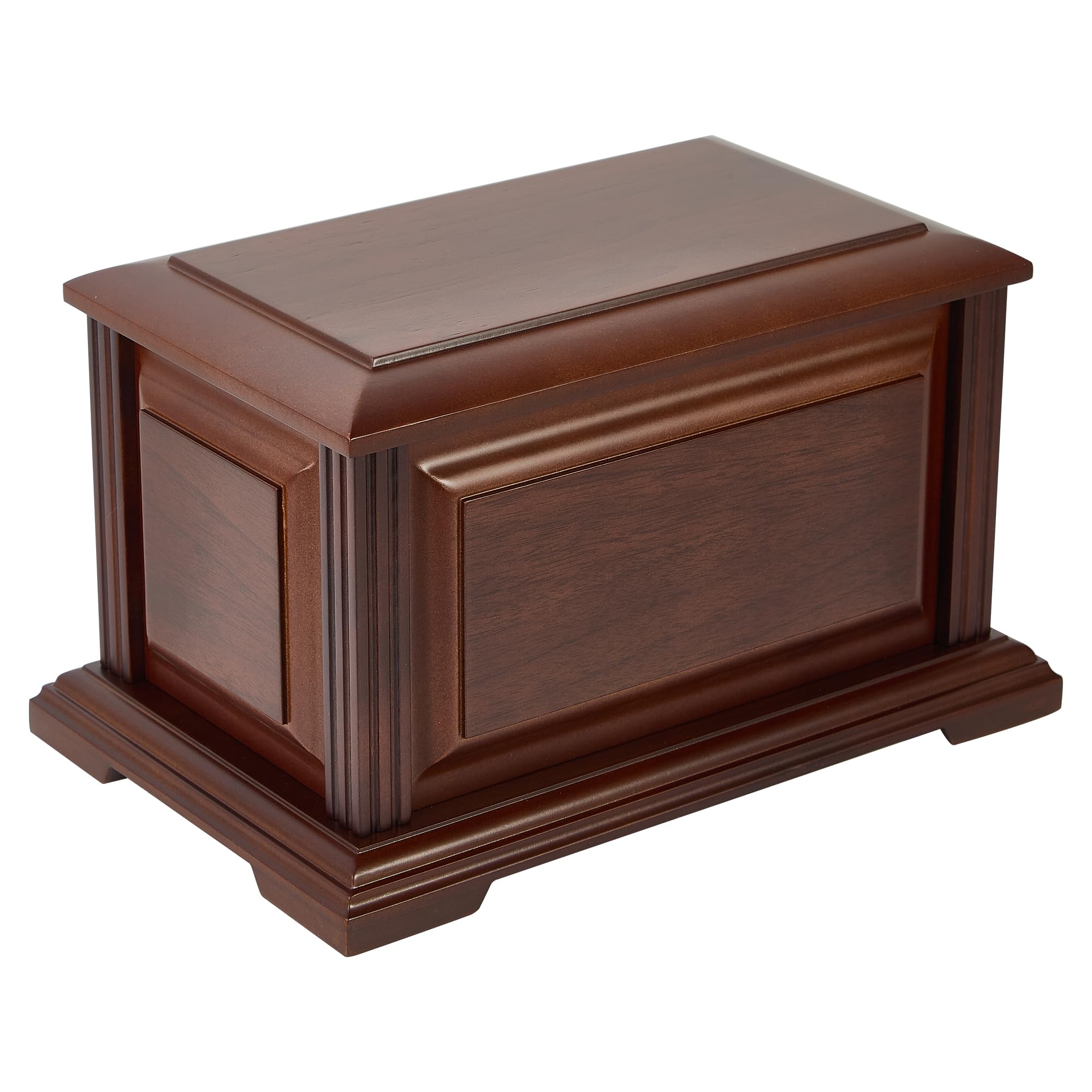 WEVOIRD Handcrafted Extra Large Wooden Funeral Cremation Urn Box and ...