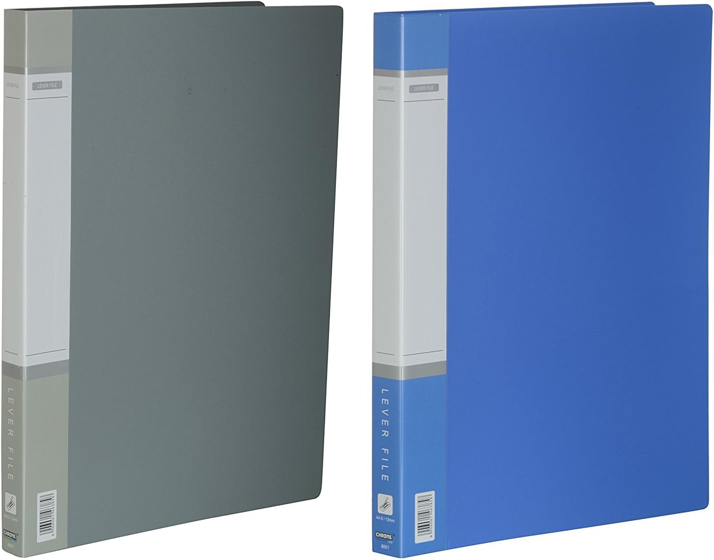 Chrome 9385 - A4/ Lever Clip File Blue,Grey (Pack of 2) : Amazon.in ...