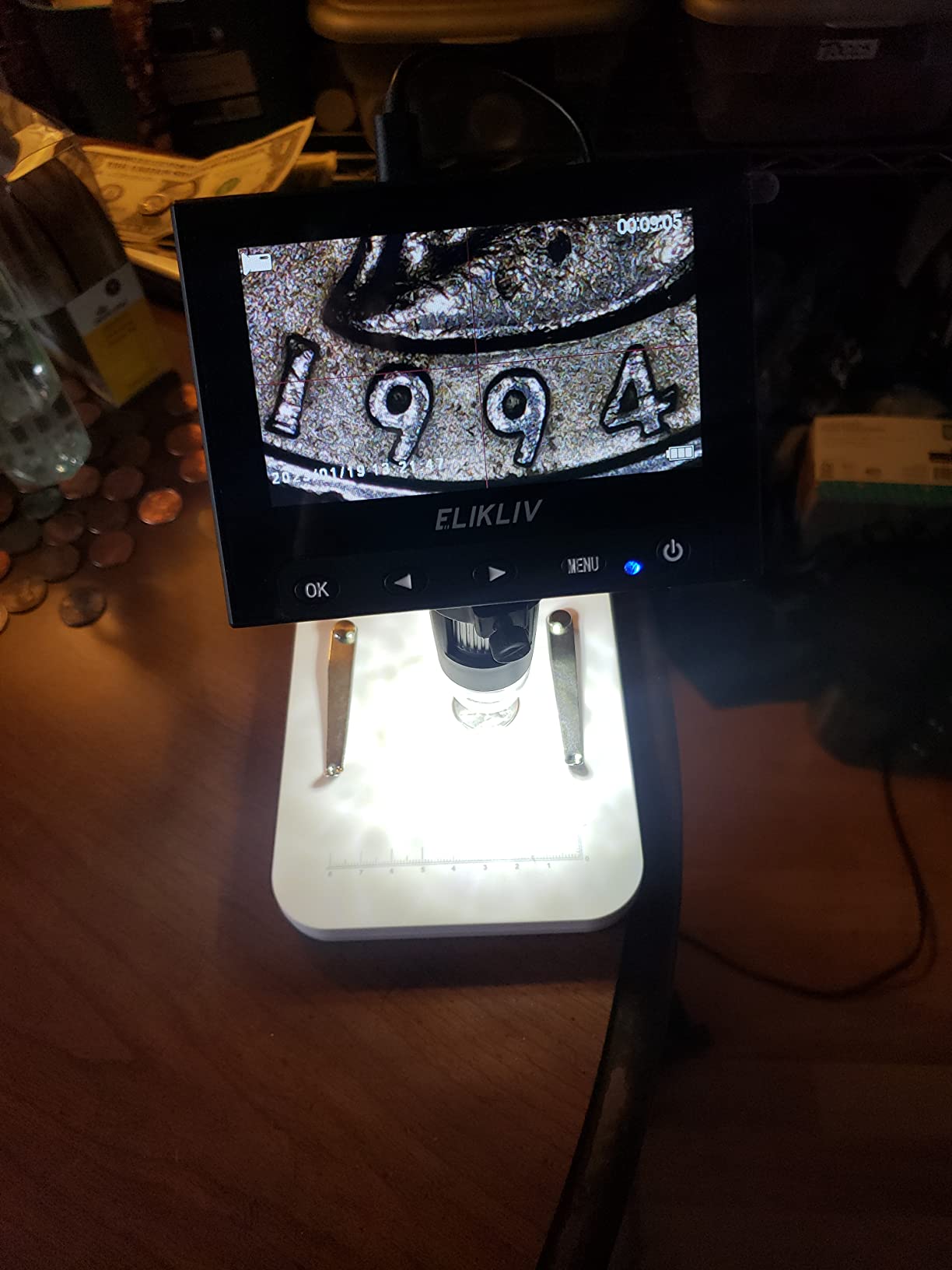 $9/mo - Finance Elikliv EDM4 4.3" Coin Microscope, LCD Digital ...